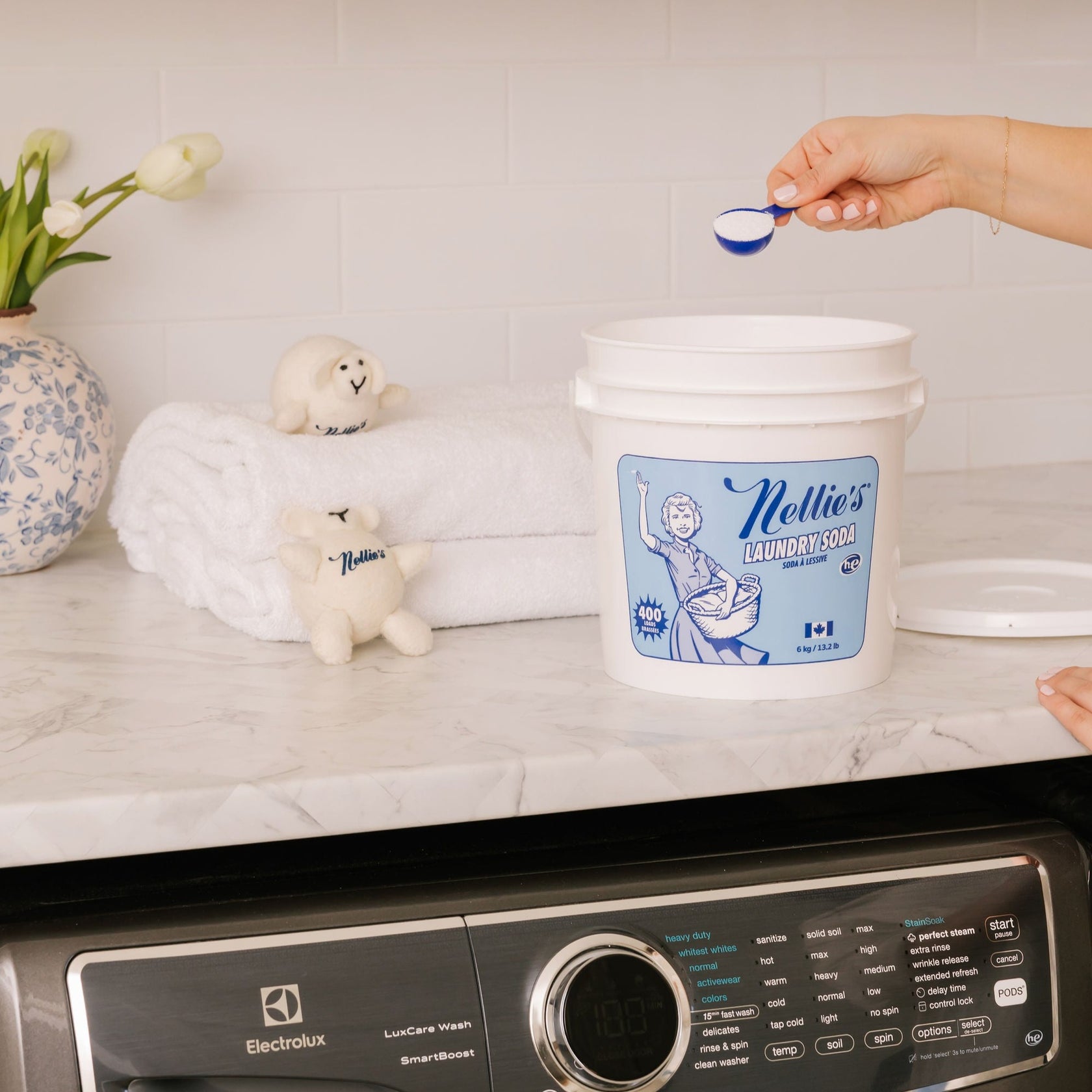 Laundry Soda with POW Powder | Nellie's